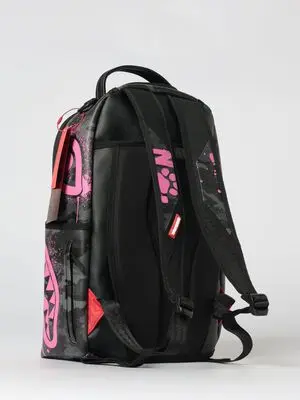 SPRAYGROUND Snoopy Pink Stencil Coated Cotton Backpack - Multicolor