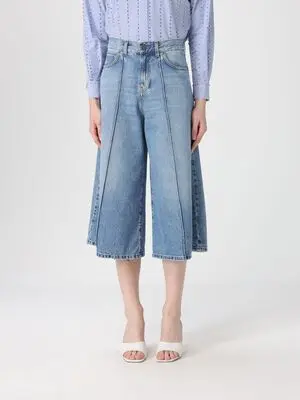 Pinko Cropped Wide Leg Jeans