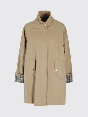 OOF WEAR Single-breasted Technical Fabric Trench Coat With Classic Collar