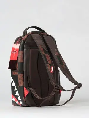 SPRAYGROUND Enlarged Checks Paris Saffiano Coated Cotton Backpack