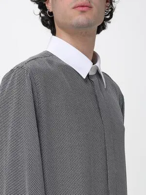 TOM FORD Silk Shirt With Zig-zag Pattern