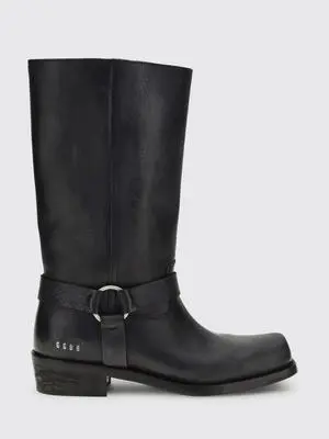 GOLDEN GOOSE Leather Mid-calf Biker Boots