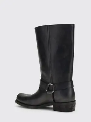 GOLDEN GOOSE Leather Mid-calf Biker Boots