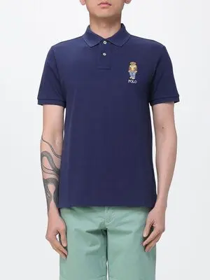 Polo Ralph Lauren Bear Logo Cotton Polo Shirt
