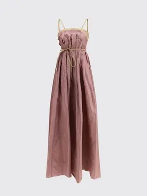 DI STAVNITSER Silk Taffeta Maxi Dress