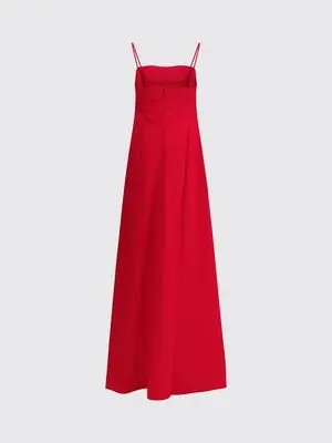 DI STAVNITSER Cotton And Silk Blend Long Dress