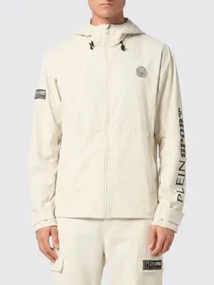 PLEIN SPORT Hooded Windbreaker - Grey