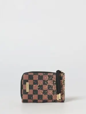 SPRAYGROUND Henny Spritz Checkered Saffiano Coated Cotton Wallet - Multicolor