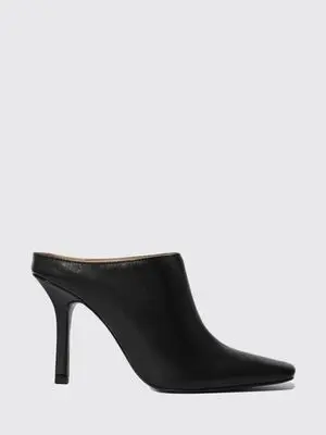 Patrizia Pepe Leather Mules - Black