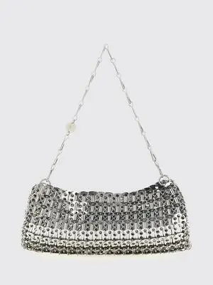 Rabanne 1969 Brass Mesh Bag - Silver