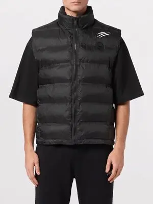 PLEIN SPORT Padded Nylon Vest - Black