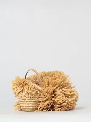Moschino Raffia And Cork Sandal