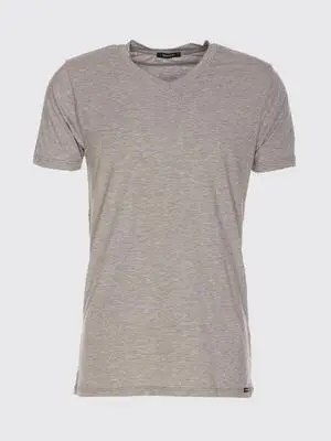 TOM FORD Stretch Cotton Blend Undershirt - Grey
