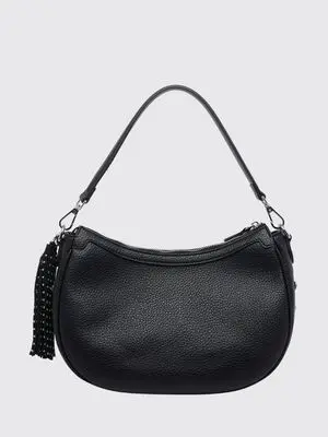 LA CARRIE Andromeda Crystal-embroidered Shoulder Bag With Eyelets