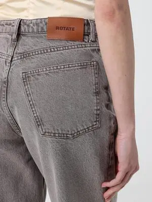 ROTATE BY BIRGER CHRISTENSEN Cotton Denim Straight Jeans
