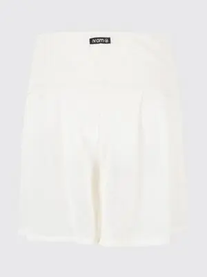 IV.AM High-waisted Stretch-cotton Blend Shorts