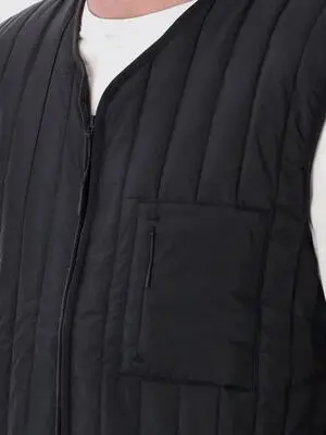 Rains Quilted Padded Nylon Vest - Black