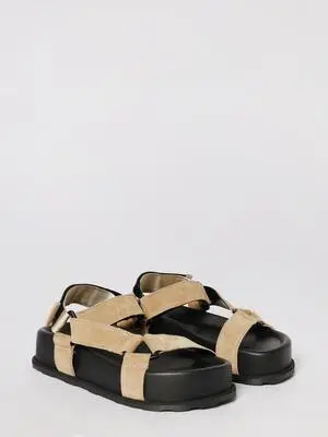 Moschino Suede And Nylon Sandal