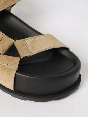 Moschino Suede And Nylon Sandal