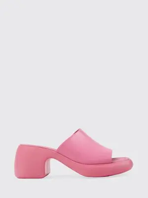 Camper Thelma Leather Mules - Pink