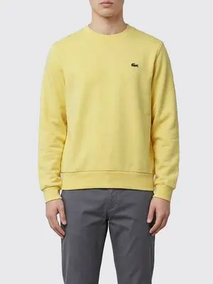 Lacoste Cotton Crew Neck Sweatshirt - Yellow