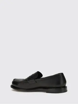Premiata Calfskin Leather Loafers With Saddle Strap