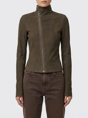 Rick Owens Leather Jacket - Brown