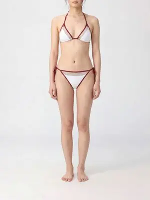 IV.AM Raquel Triangle Bikini With Striped Pattern And Tie Fastening - Multicolor