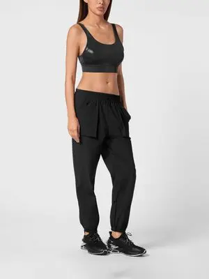 PLEIN SPORT Shiny Lycra Top