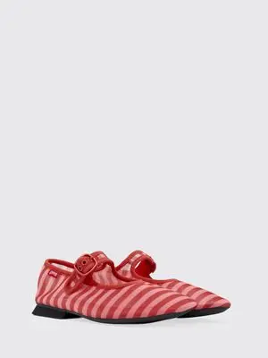 Camper Casi Myra Striped Recycled Polyester Ballerinas