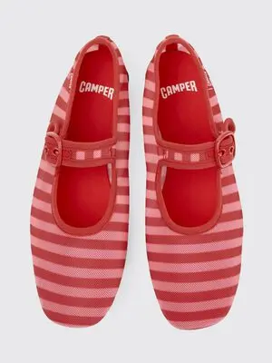 Camper Casi Myra Striped Recycled Polyester Ballerinas