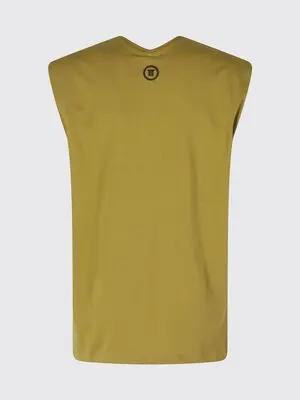 TELA Sami Sleeveless V-neck Cotton Top - Green