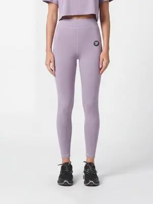 PLEIN SPORT Technical Stretch Fabric Leggings - Violet