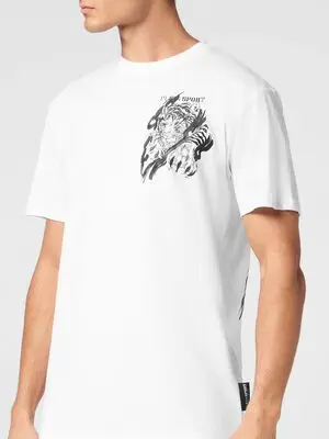 PLEIN SPORT Printed Cotton T-shirt