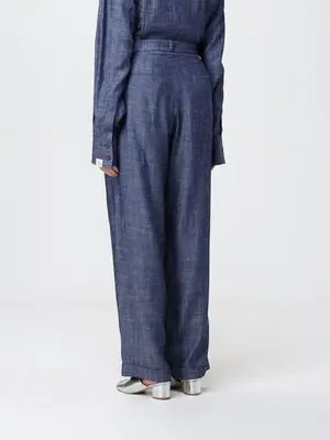 Peuterey Linen Blend Palazzo Pants