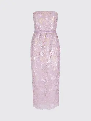 Retrofete Off-the-shoulder Sequined Macramé Lace Sheath Dress
