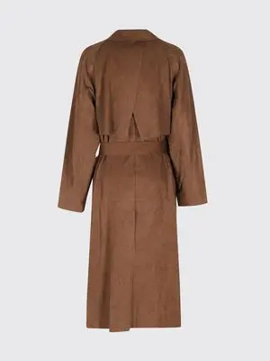 URBANCODE Long Faux Suede Belted Coat