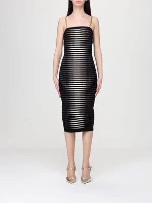 Elisabetta Franchi Viscose Blend Midi Dress - Multicolor