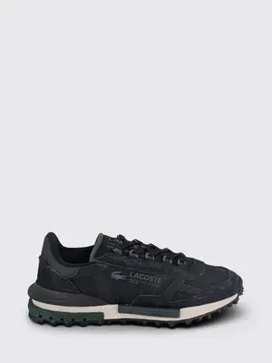 Lacoste Elite Active Suede And Nylon Sneakers - Black