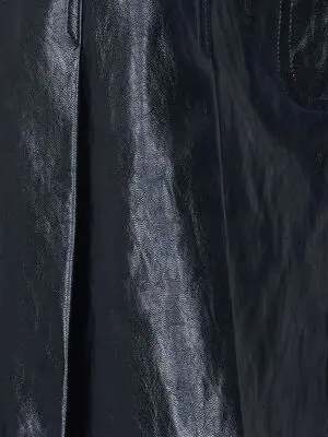 Michael Kors Faux Leather Mini Skirt