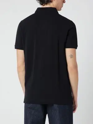 Canada Goose Logo Cotton Polo Shirt - Black