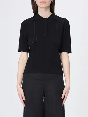 KANGRA Cotton Knit Polo Shirt - Black