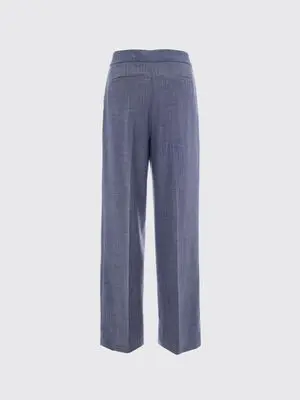 Liu Jo Viscose Blend Wide-leg Trousers - Blue