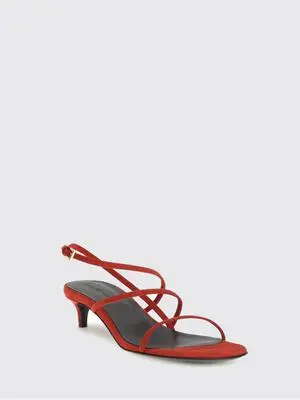 Khaite Suede Slingback Sandals