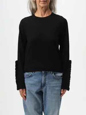 Pinko Ruffle Sleeve Pullover - Black
