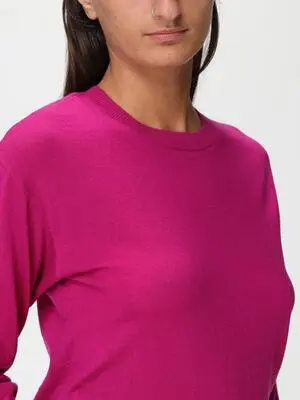 Pinko Ruffle Sleeve Pullover - Fuchsia