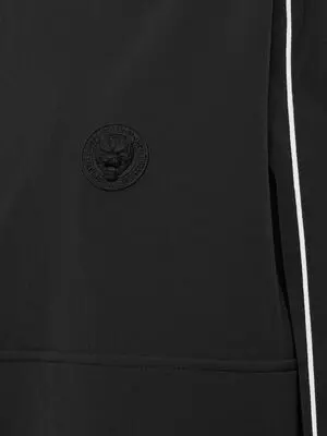 PLEIN SPORT Windbreaker With Logo - Black