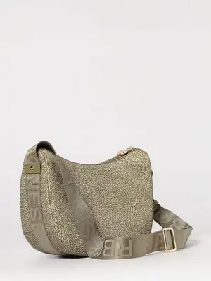 Borbonese Luna Small Op Print Nylon Bag - Sand