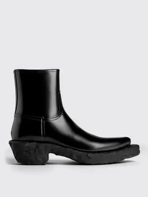 Camper Zip-up Ankle Boots - Black