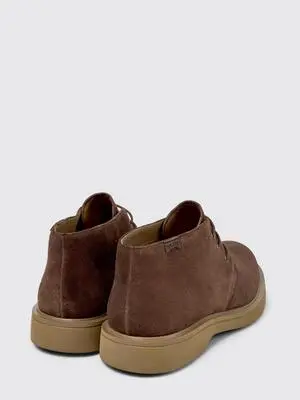 Camper Lace-up Suede Boots
